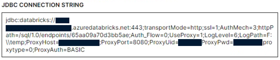 Error while establishing JDBC connection to Azure ... - Databricks Community - 18883